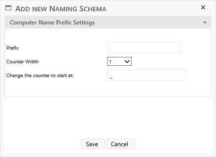 Computer Naming Schemas